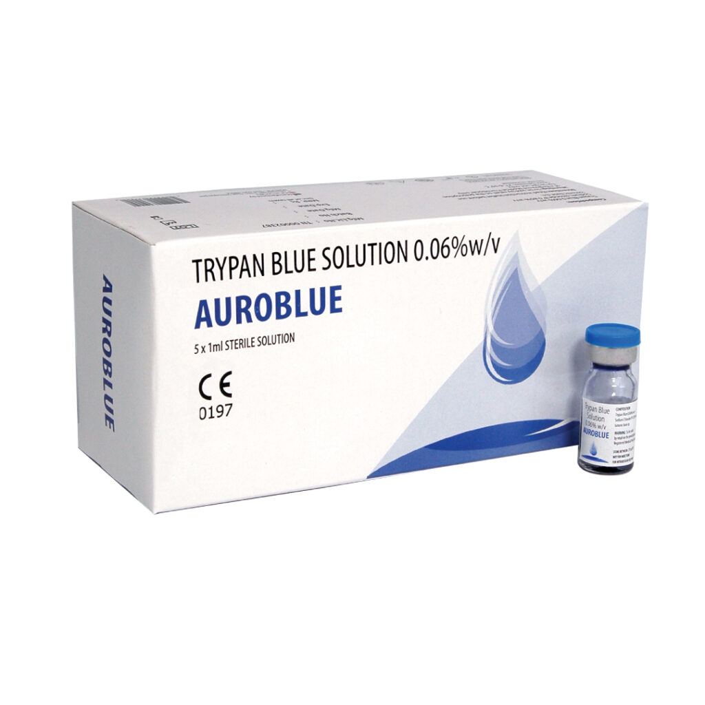 Auroblue (Trypan Blue Solution 0.06% w/v) – Maxim Inter Corporation Ltd.